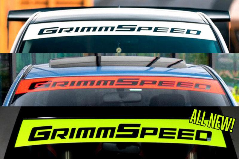 GrimmSpeed 2002 Subaru WRX STI 05 09 Legacy GT Windshield Banner 43 K2 Industries